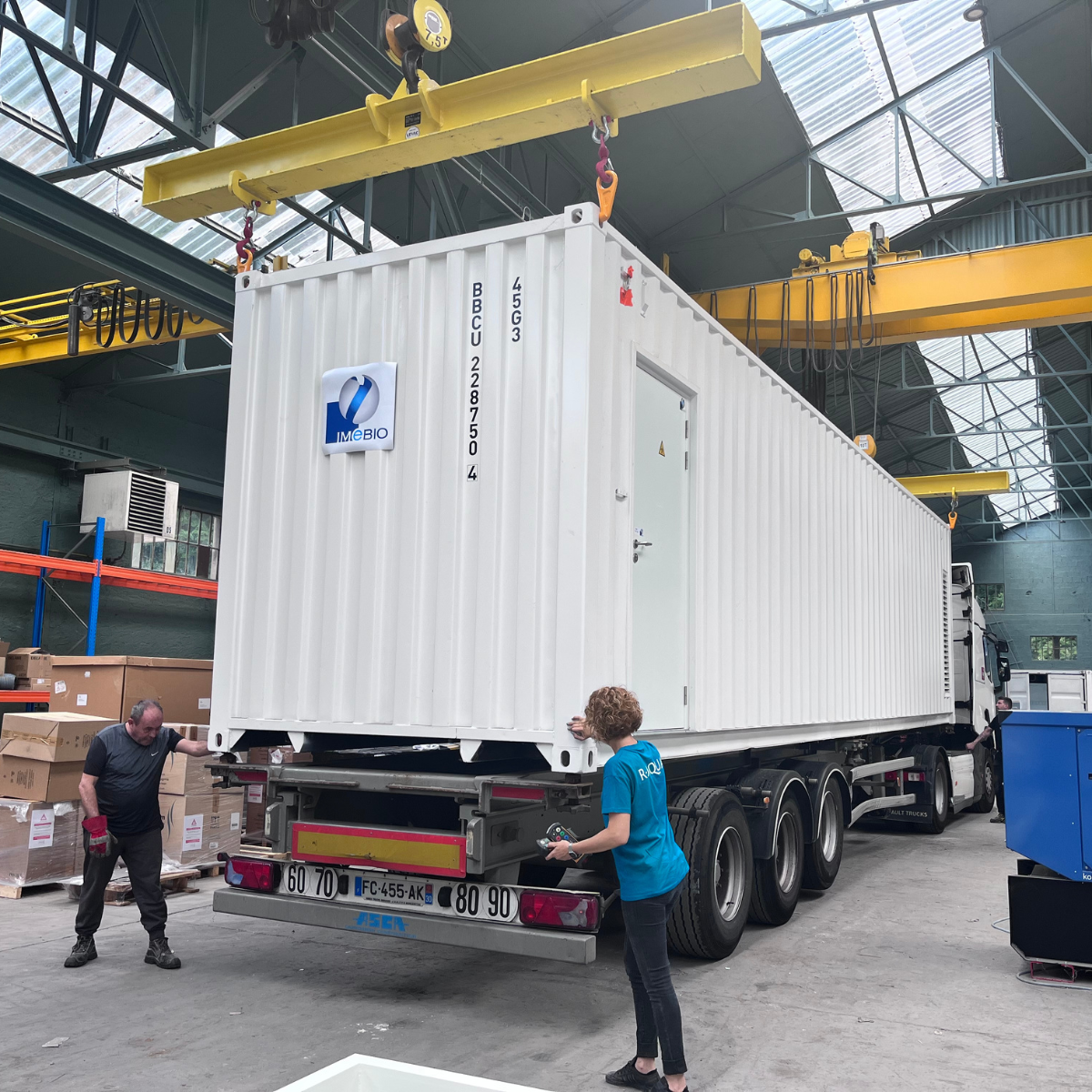Advanced BSL-3 containerized laboratory delivered to Mauritius | IMeBIO